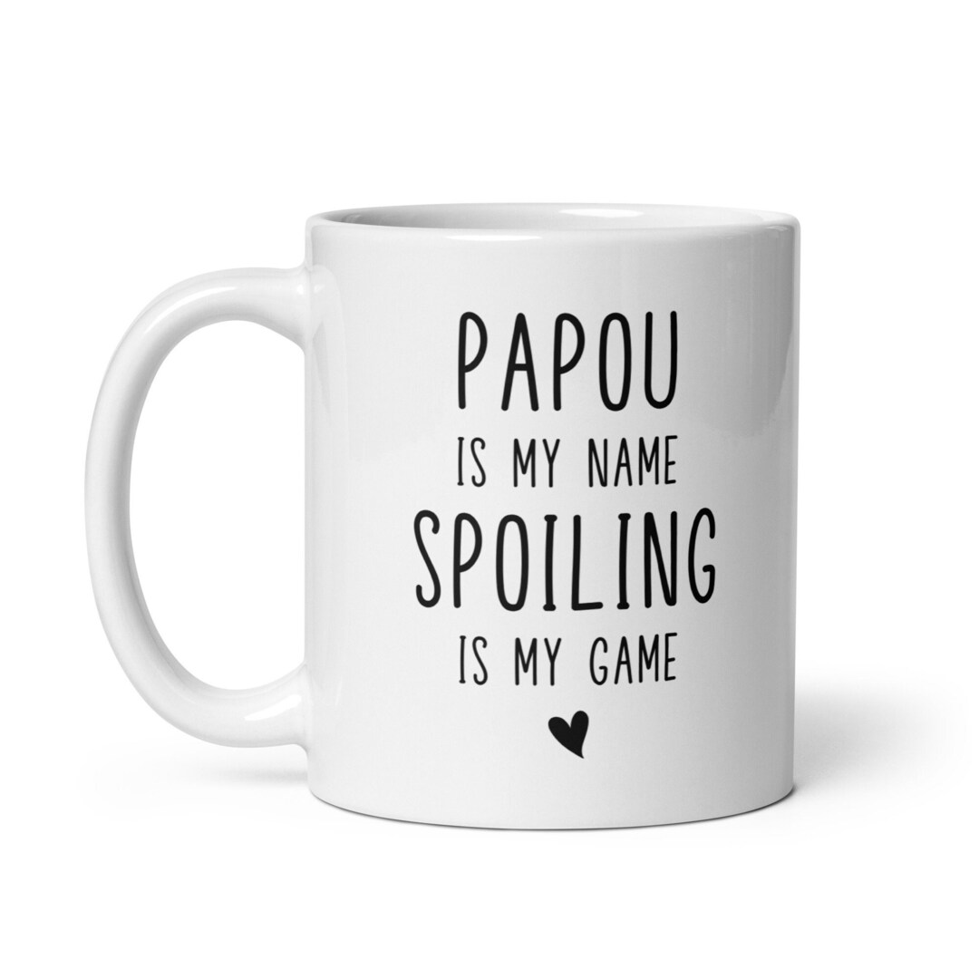Papou Mug Gift for Greek Grandpa From Grandkids, New Papou Gift Ideas ...