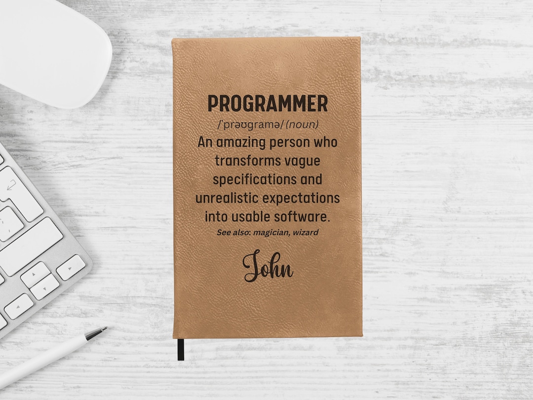 Programmer Gift, Personalized Computer Programmer Journal, Funny ...