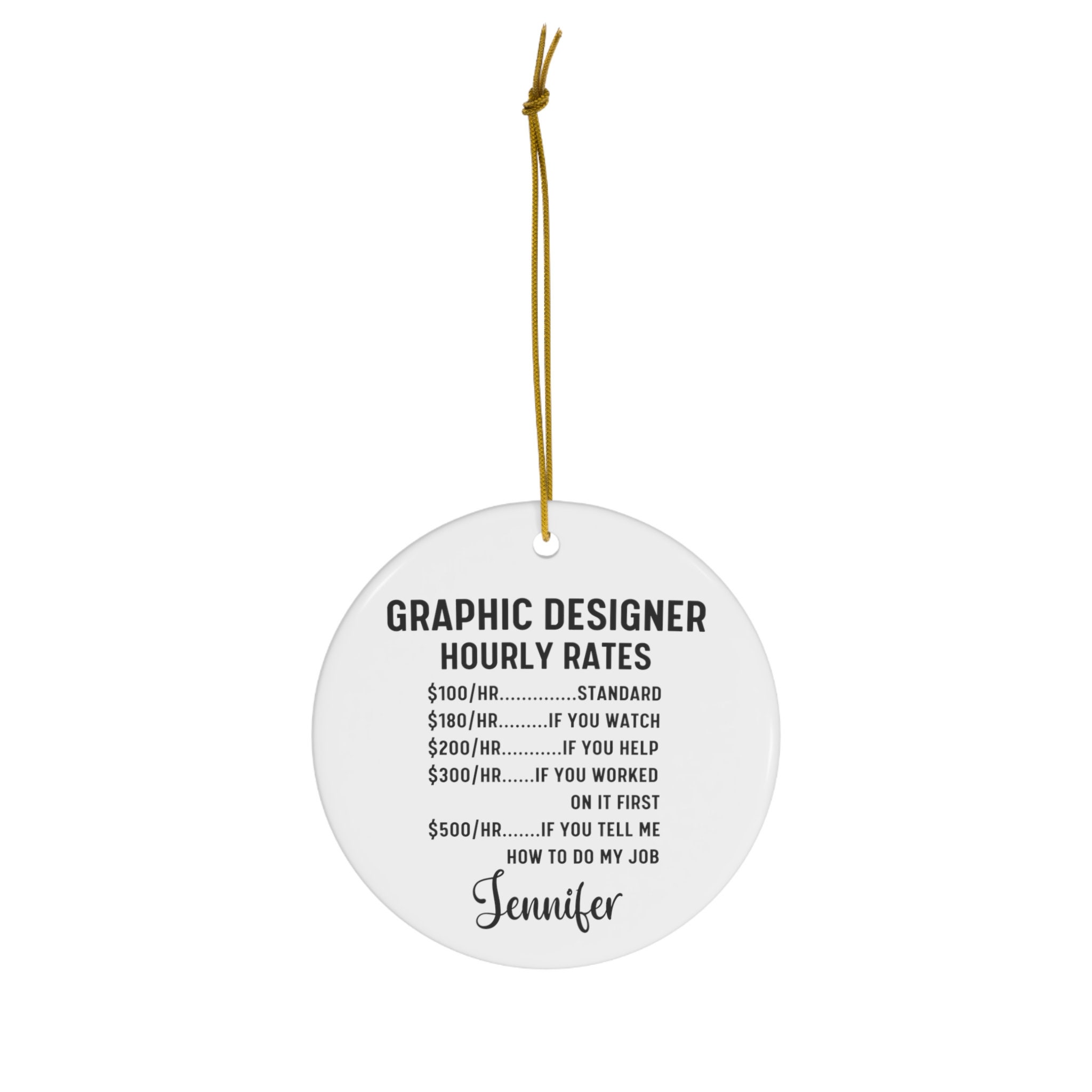 Personalized Graphic Designer Ornament Graphic Designing - Etsy