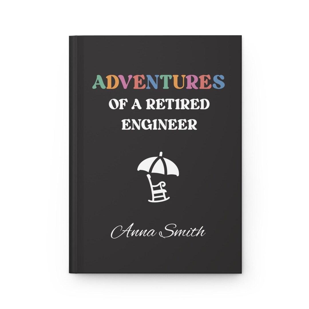 Personalized Retirement Gift for Engineer, Hardcover Journal for ...