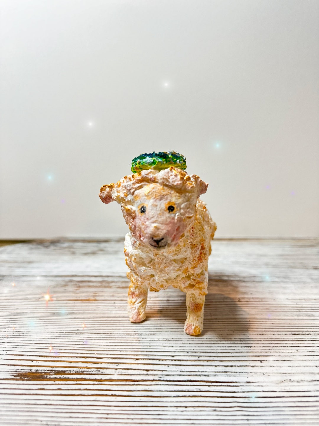 Easter Sheep With Flowers. Sheep Figure. - Etsy