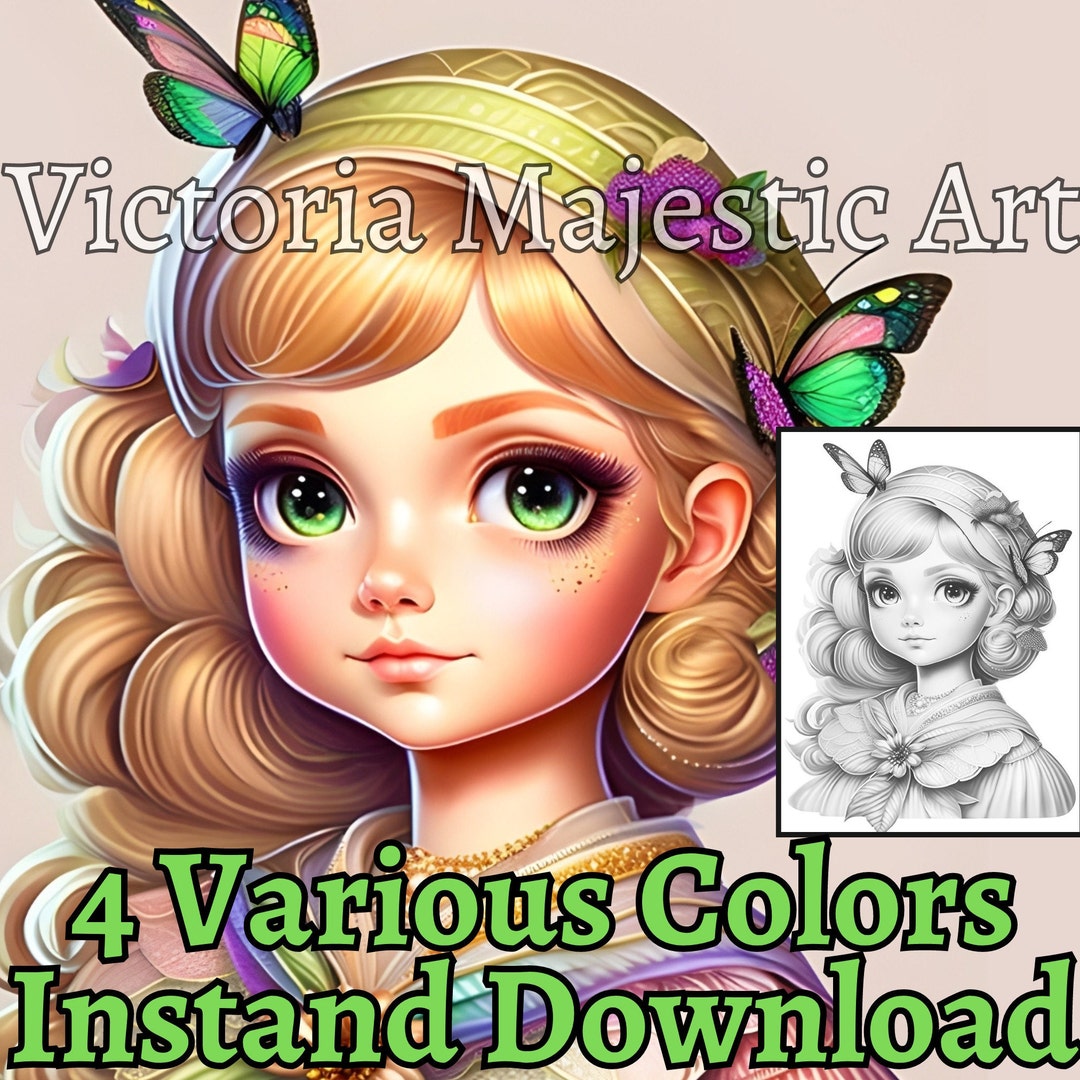 Radiant Sprites Premium Fairy Coloring Pages for Women PDF - Etsy