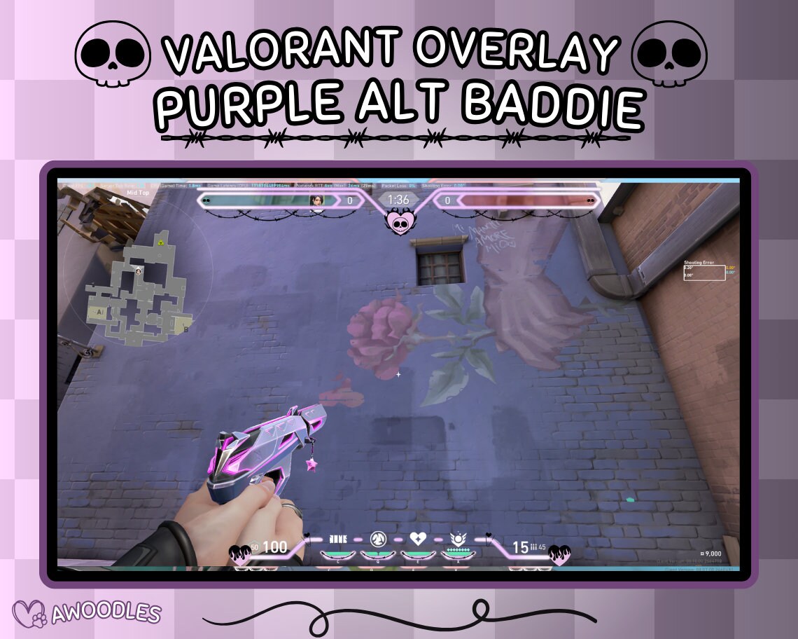 Purple Alt Baddie [valorant Overlay] - Etsy