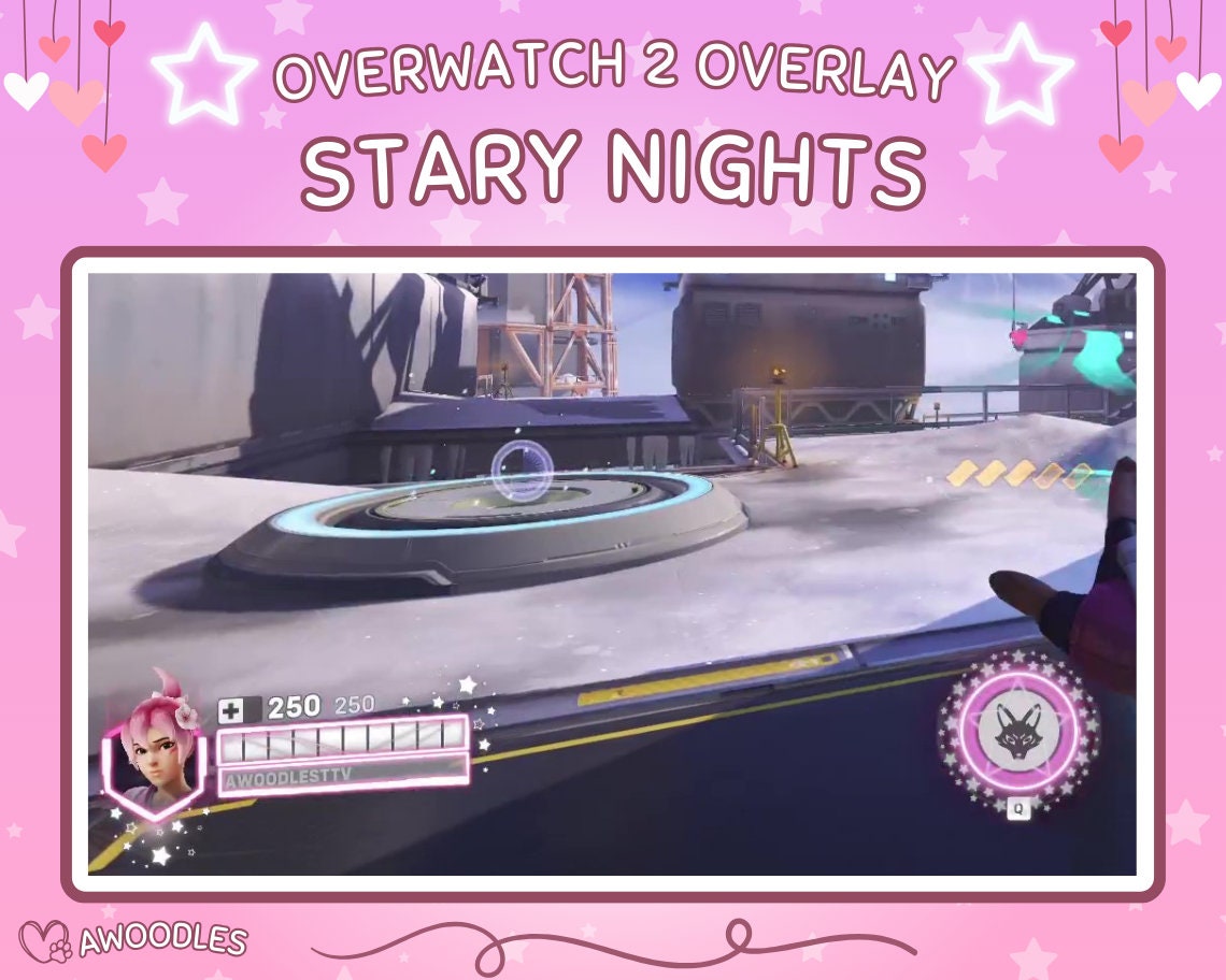 Stary Nights Pink overwatch2 Overlay - Etsy