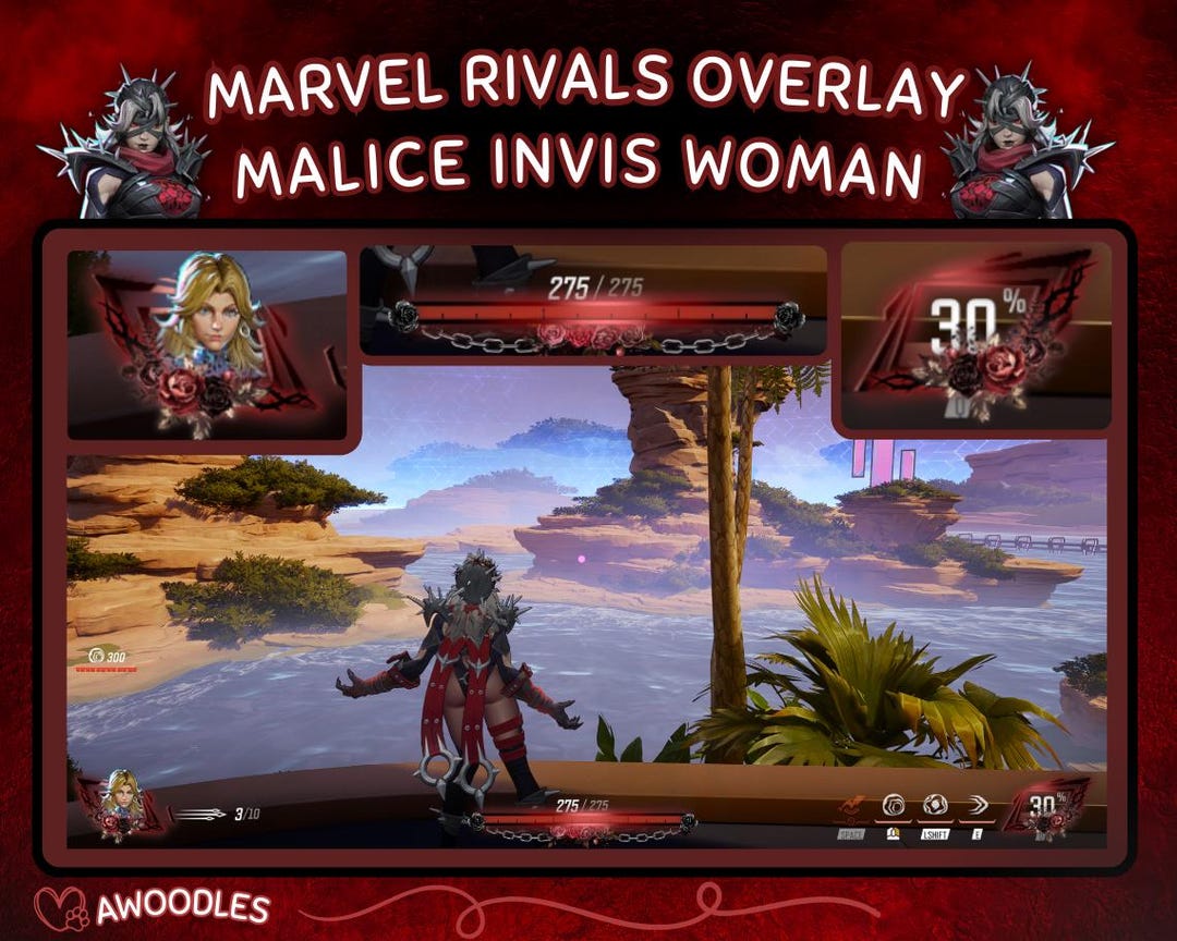Malice Invis Woman [marvel Rivals Overlay] - Etsy