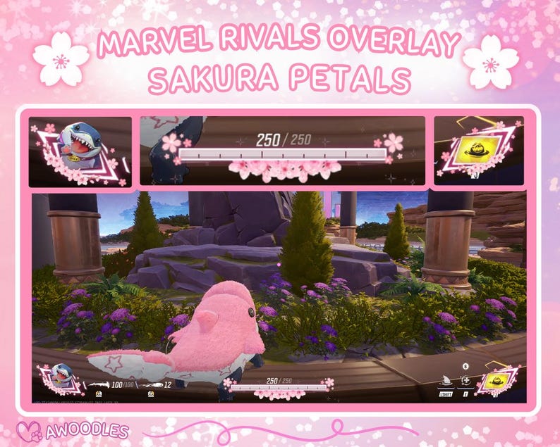 Sakura Petals [marvel Rivals Overlay] - Etsy