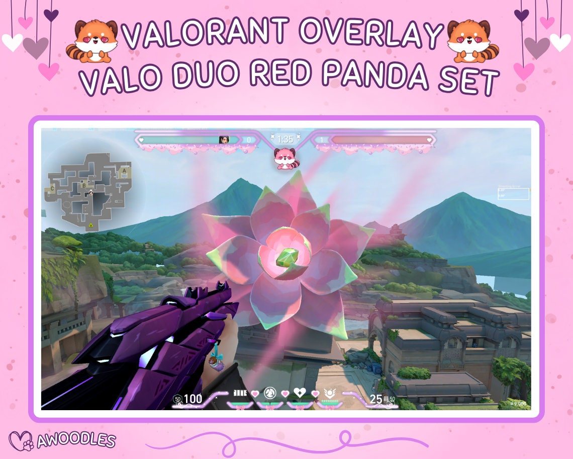 Valo Duo Red Panda Set [valorant Overlay] - Etsy