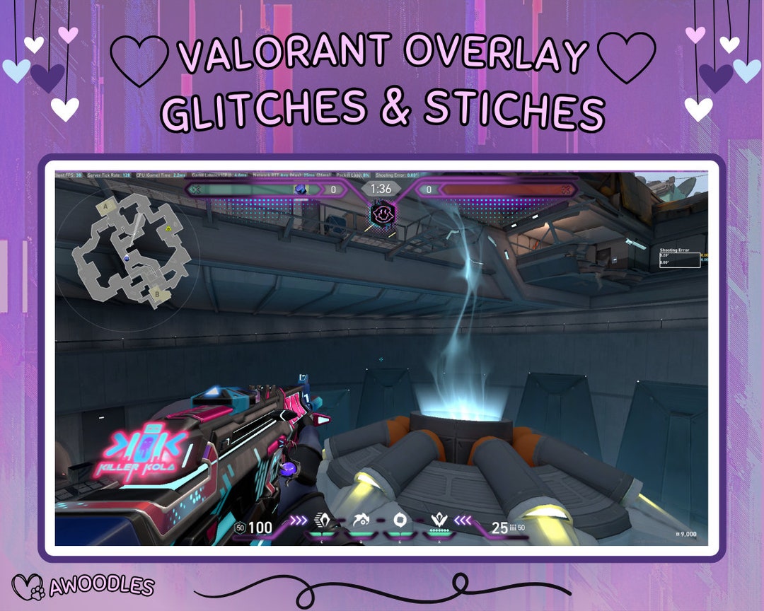 Glitches & Stitches [valorant Overlay] - Etsy