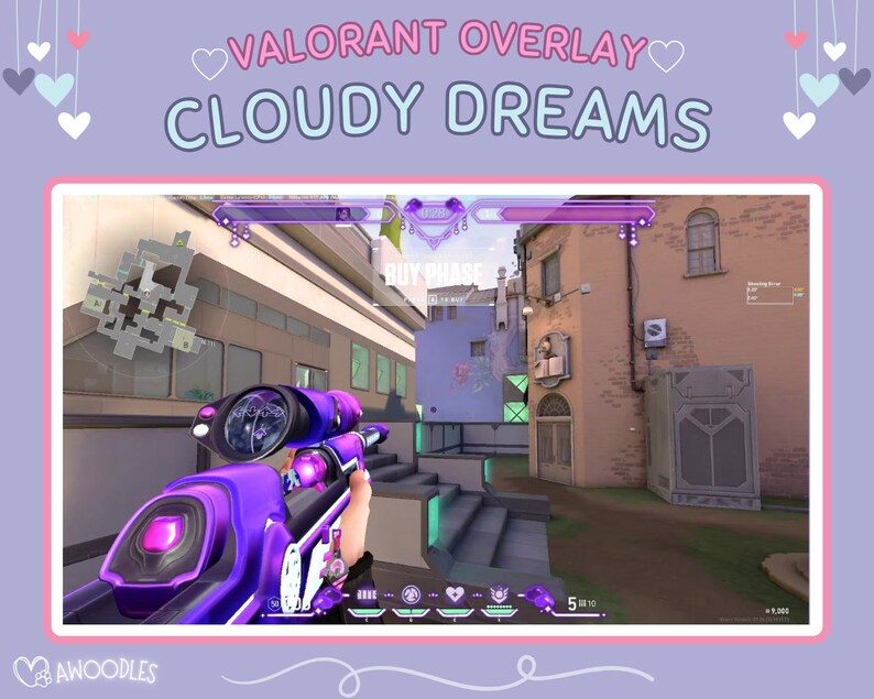 Cloudy Dreams 4 Colors valorant Overlay - Etsy