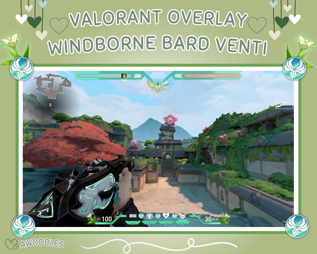Windborne Barb Venti [valorant Overlay] Genshin Inspired - Etsy