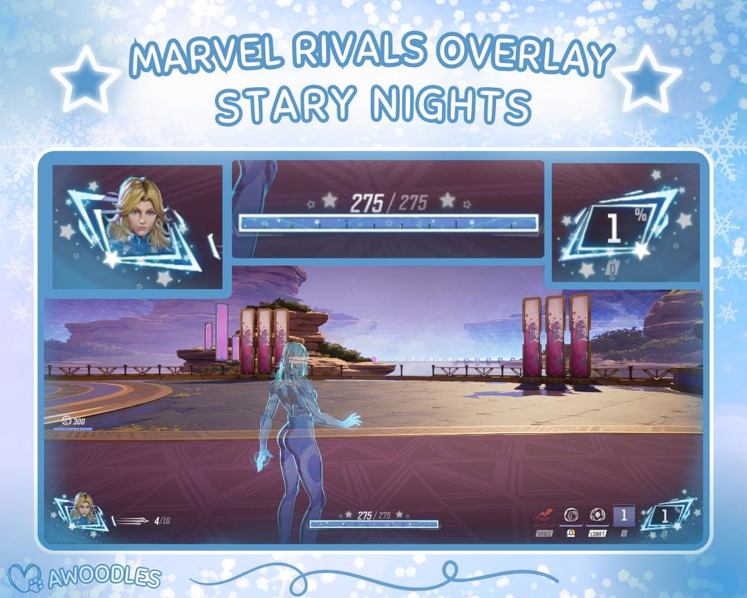 Stary Nights Blue [marvel Rivals Overlay] - Etsy