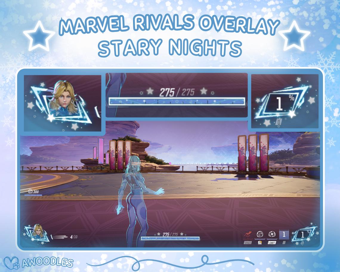 Stary Nights Blue [marvel Rivals Overlay] - Etsy