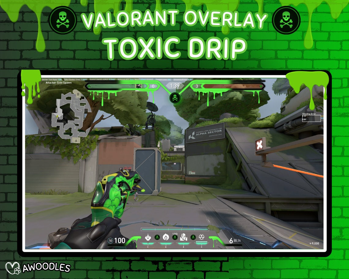 Toxic Drip [valorant Overlay] - Etsy