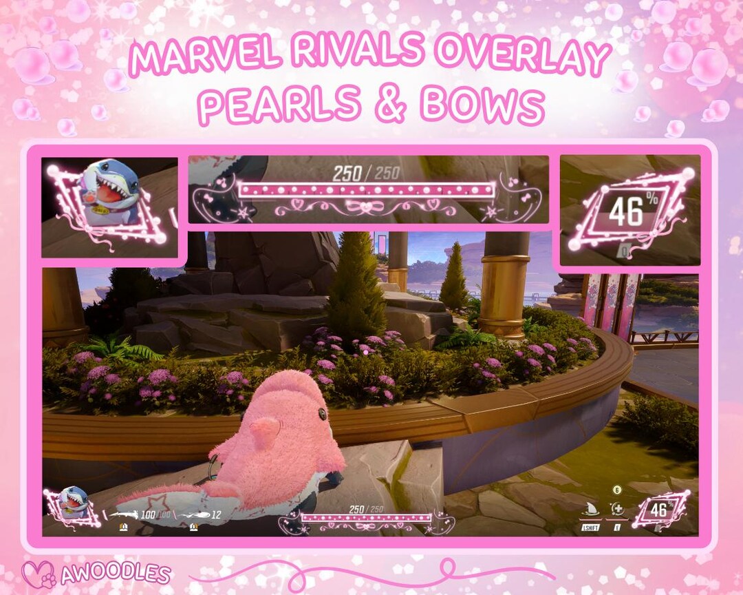 Pearls & Bows Pink [marvel Rivals Overlay] - Etsy