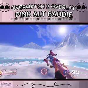 Pink Alt Baddie overwatch2 Overlay - Etsy
