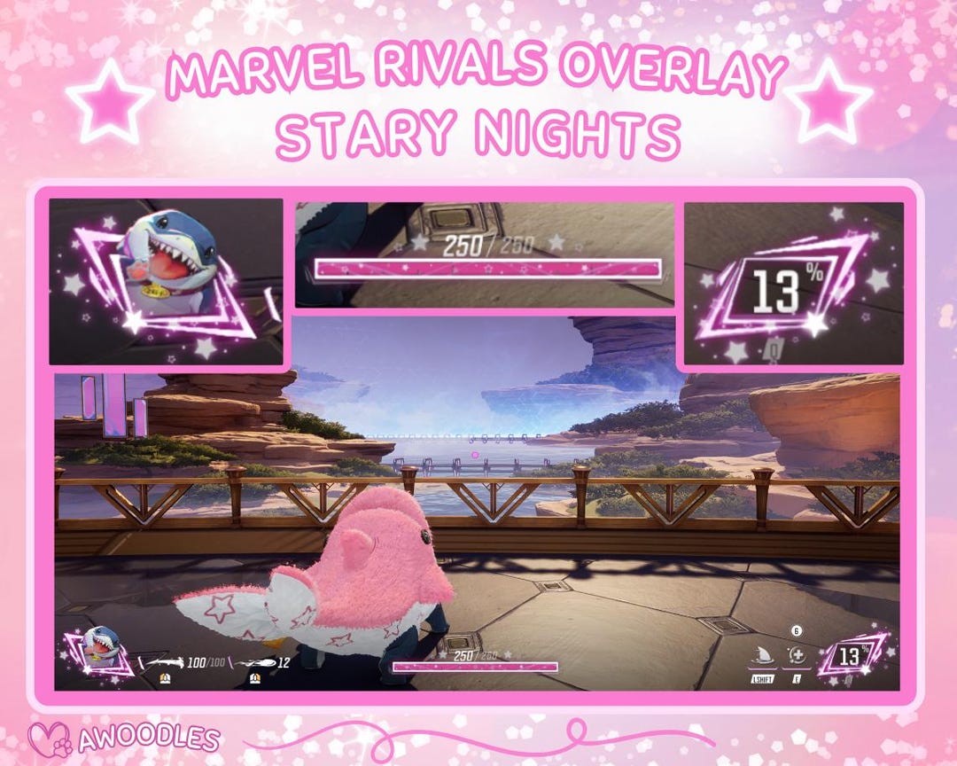 Stary Nights Pink [marvel Rivals Overlay] - Etsy