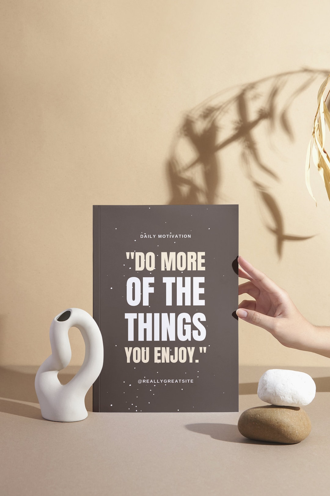 Do More Things You Enjoy, Motivation Wall Art, Inspirational Canvas ...