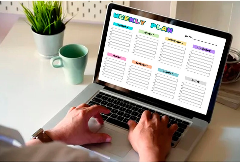Editable Weekly Planner | Printable, Digital | Weekly Planner PDF ...