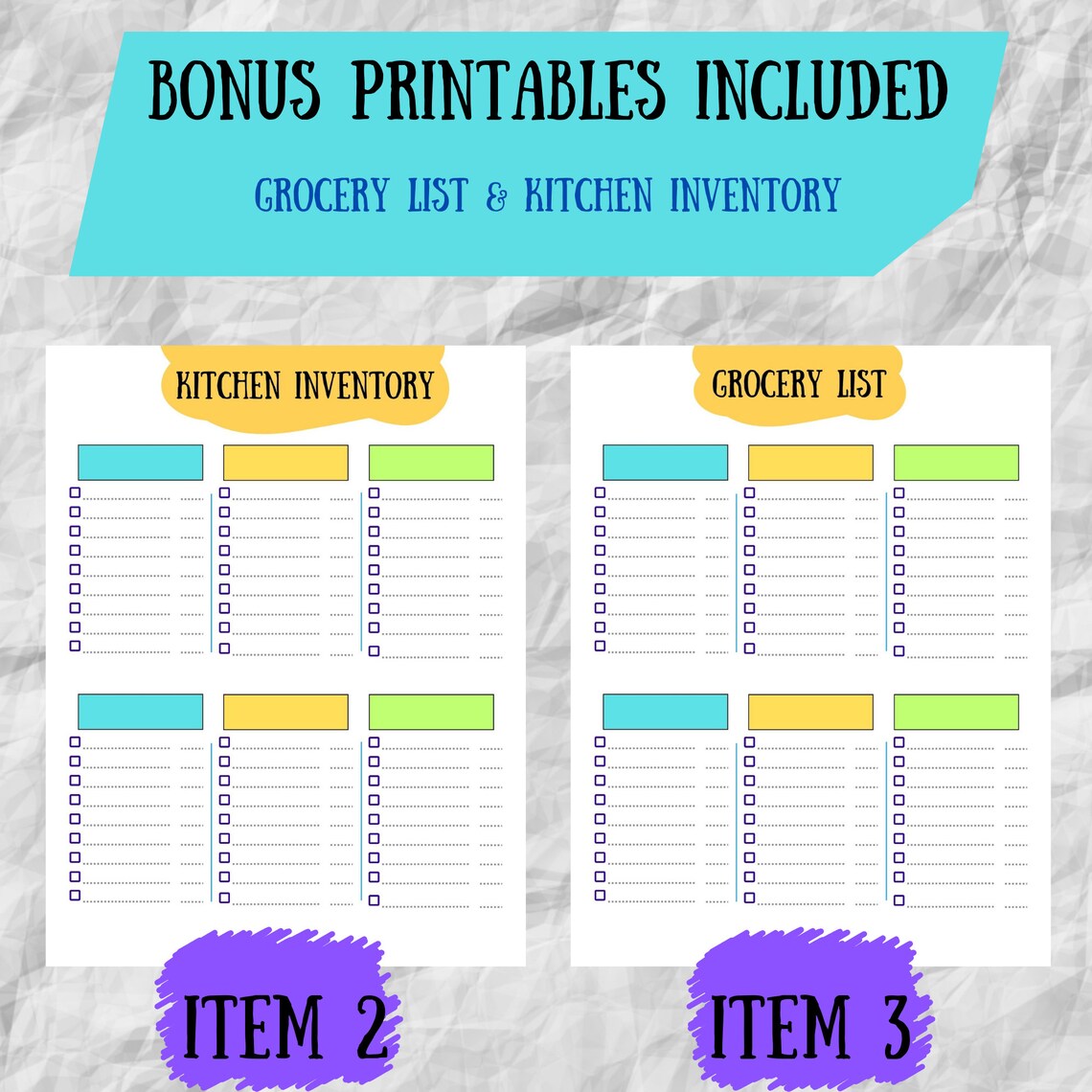 Meal Planner Printable, Weekly Food Diary, Meal Tracker, Food Journal ...