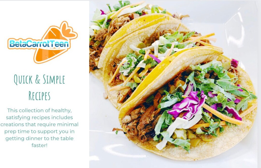 Quick and Simple Recipe Pack - Etsy