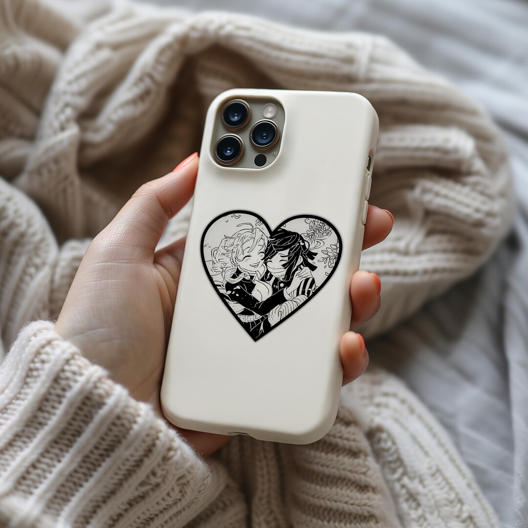 Mitsuri and Obanai Phone Case: Demon Slayer Anime Phone Cover - Etsy