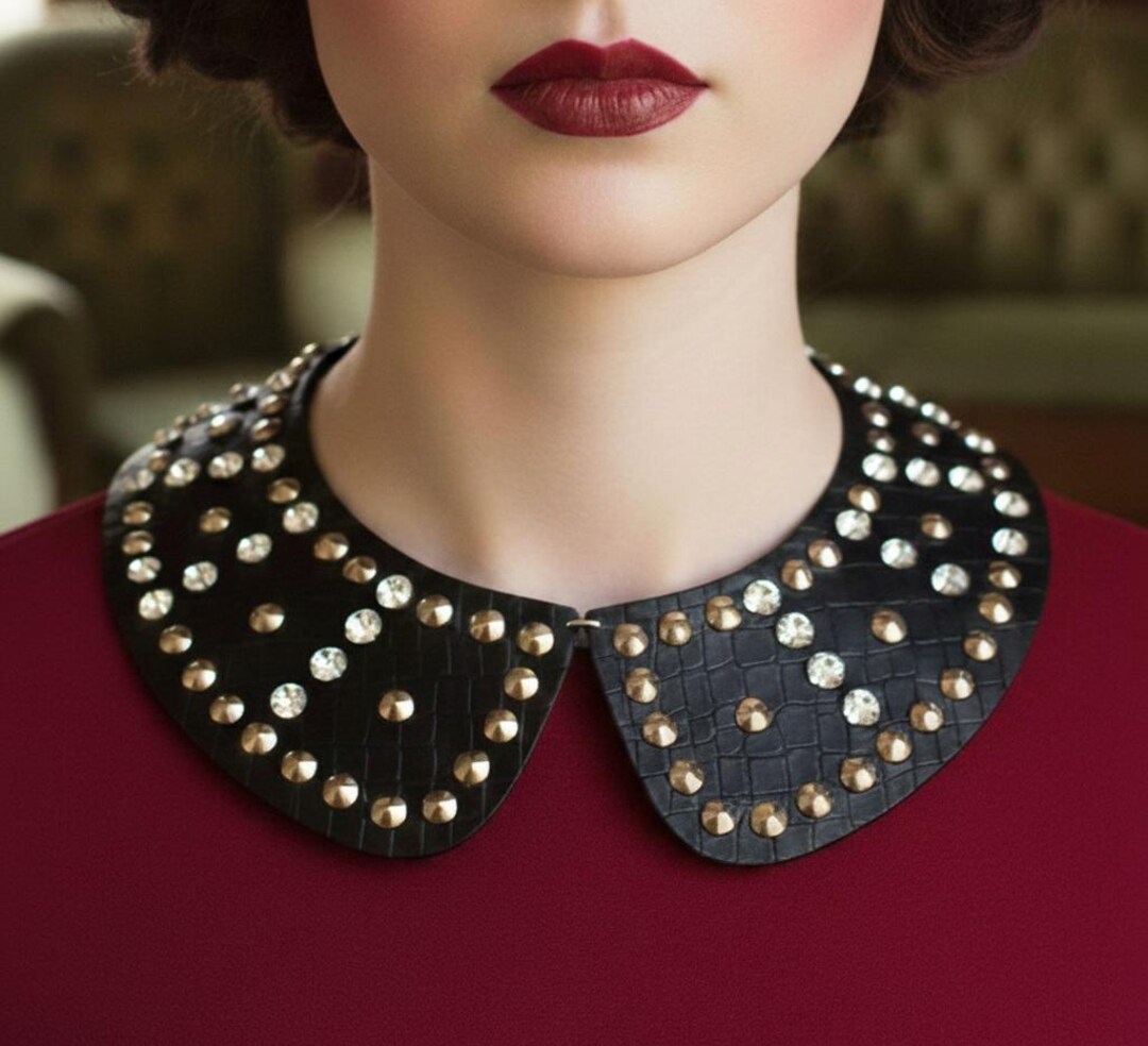 Gold Spiked Choker,gothic Collar,a Piece Gothic Neck Accessories, Goth ...
