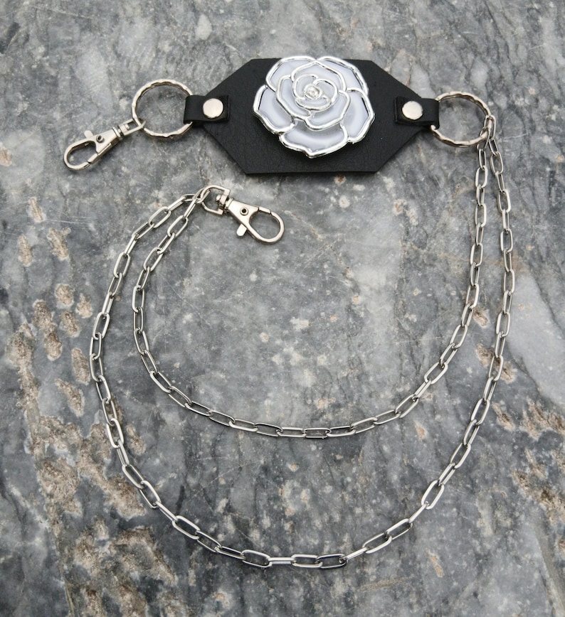 Metal Punk Rock Layered Chain Keychains for Men Women Waist Key Chain ...