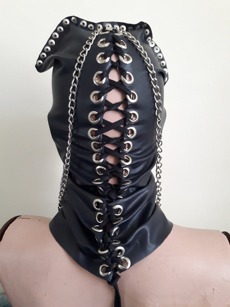 Punishment Furniture Fetish Mask - BDSM Mask - Punk Mask - Leather Mask ...