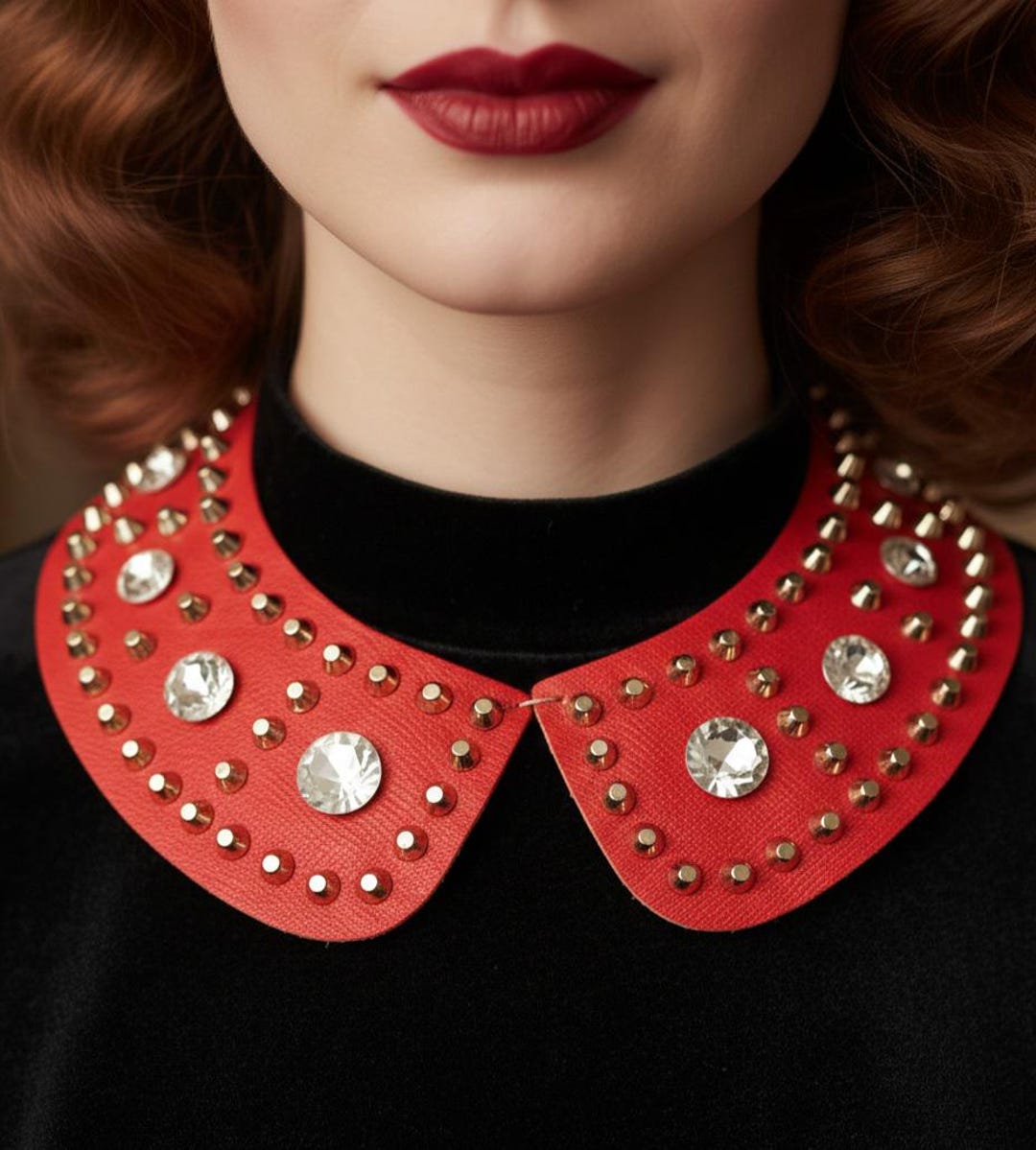 Gold Spiked Choker,gothic Collar,a Piece Gothic Neck Accessories, Goth ...