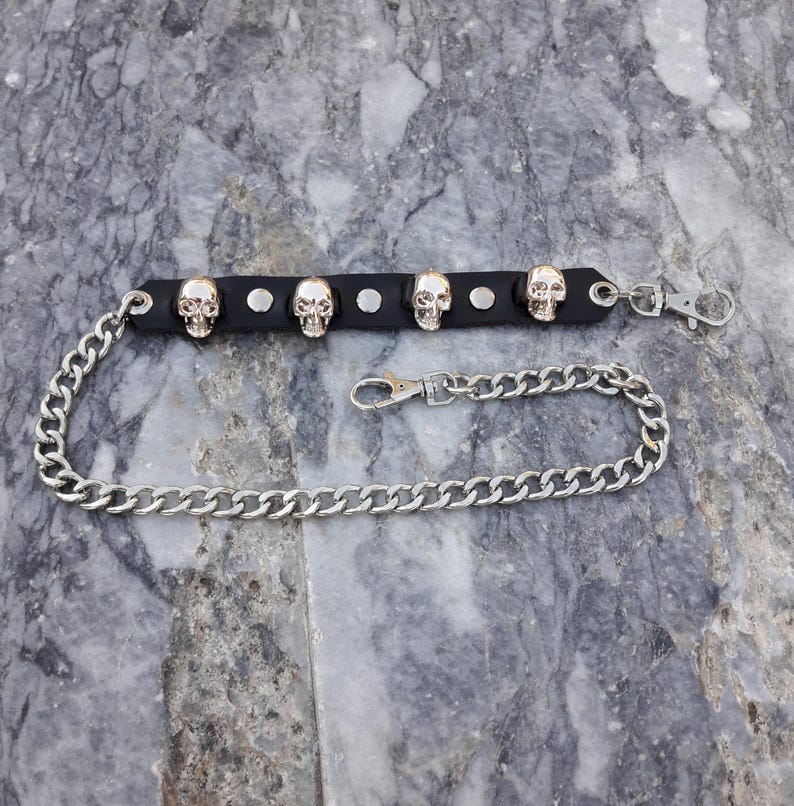 Metal Punk Rock Layered Chain Keychains for Men Women Waist Key Chain ...