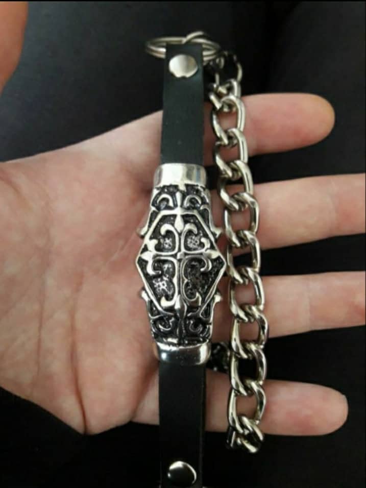 Metal Punk Rock Layered Chain Keychains for Men Women Waist Key Chain ...