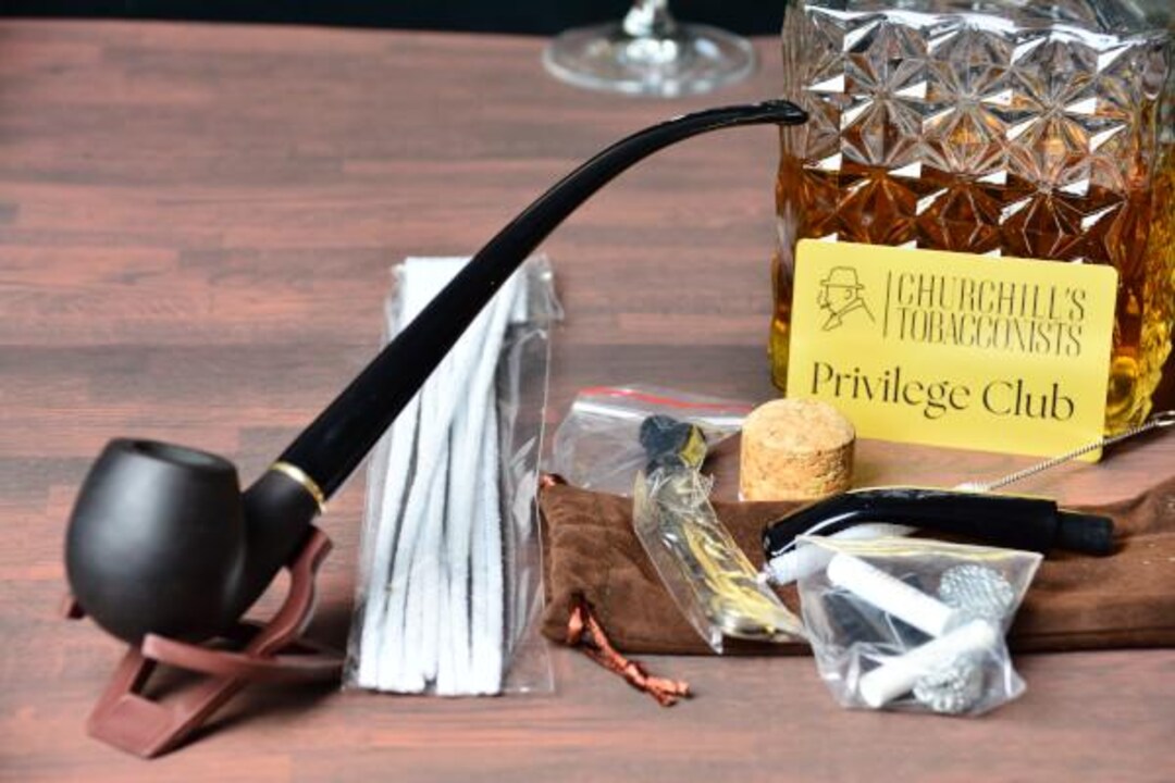 Churchwarden Pipe Smoking Starter Kit, Includes Pipe Smoking Guide - Etsy