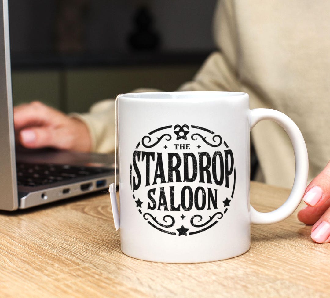 Stardew Valley Stardrop Saloon Mug | Gamer Girl Coffee Mug | Stardew ...