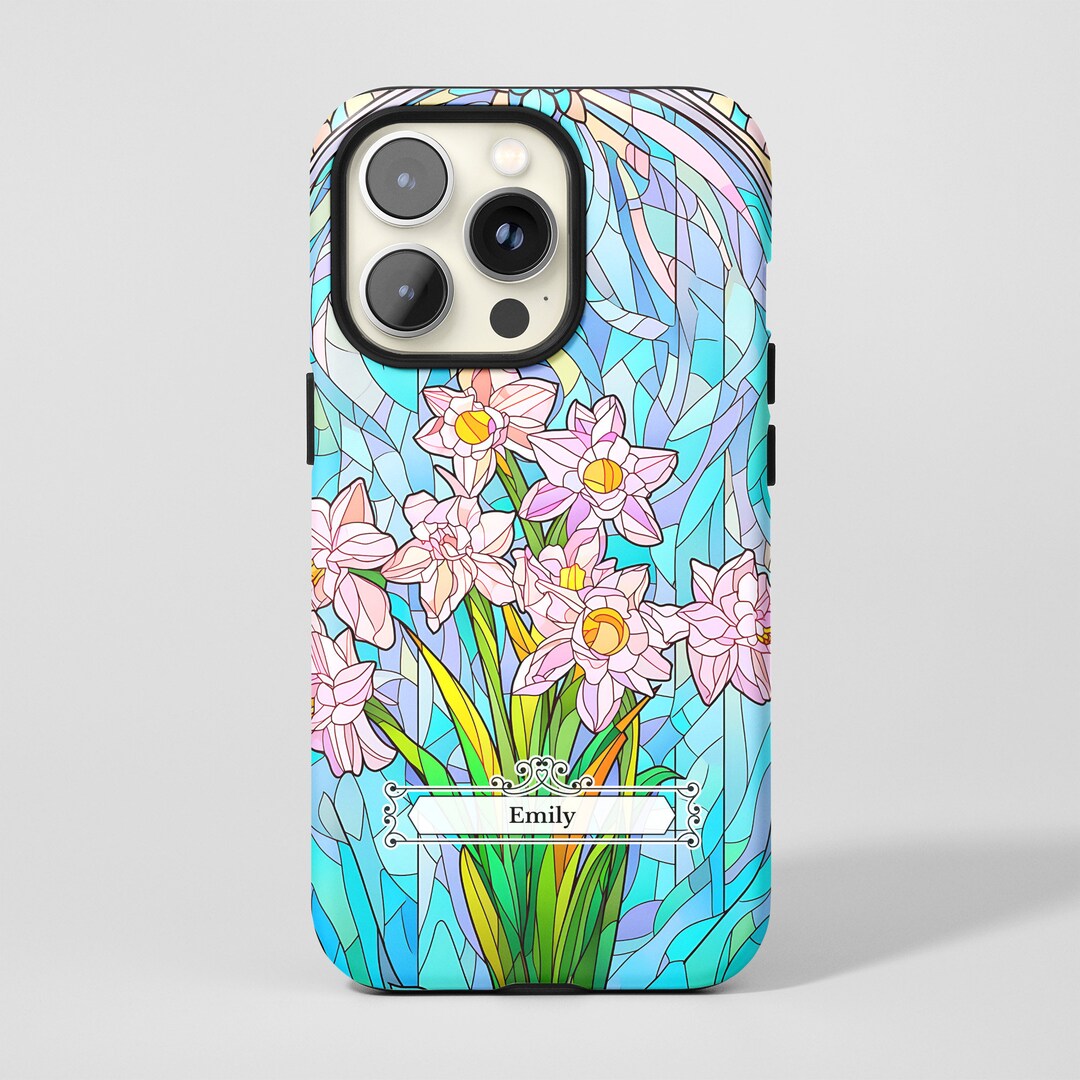Custom Birth Month Flower Bouquet Phone Case With Name Birth Flower ...