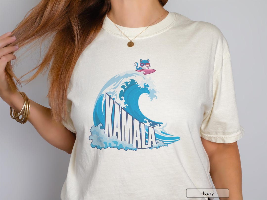 Blue Wave Cats Shirt, Kamala Cat Blue Wave T-shirt, Kamala Harris ...