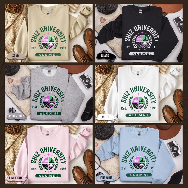 Shiz University Sweatshirt, Wicked Shirt, Wicked Inspired College ...