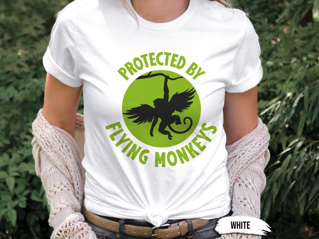 Protected by Flying Monkeys T-shirt, Wicked Musical Tee, Wizard of Oz Broadway Fan Shirt, Quirky ...