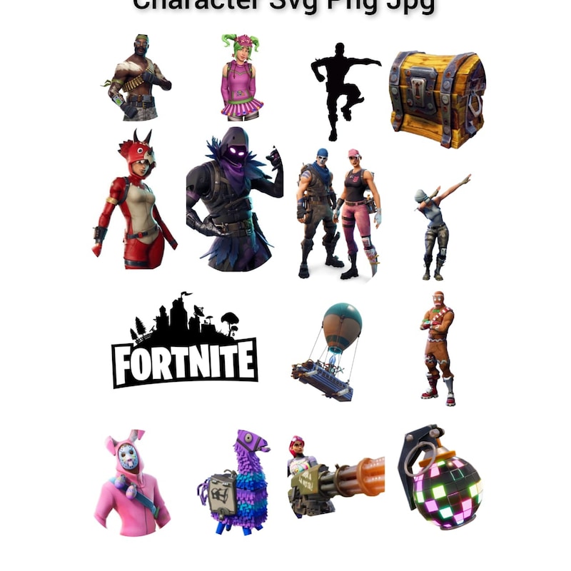 Fortnite svg - Etsy