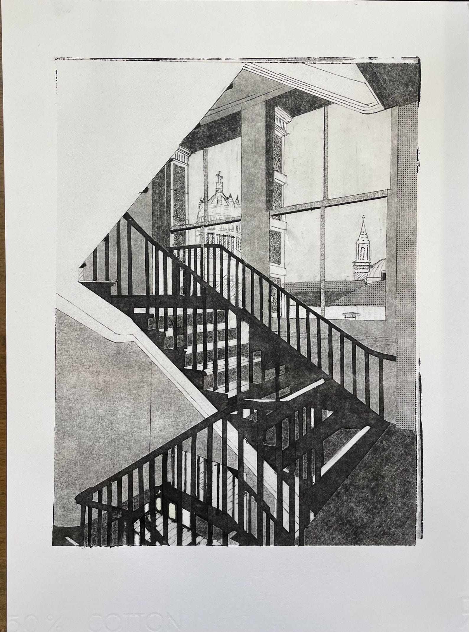 Visit to the V&A Print Room - Original Limited Edition Collagraph - Etsy