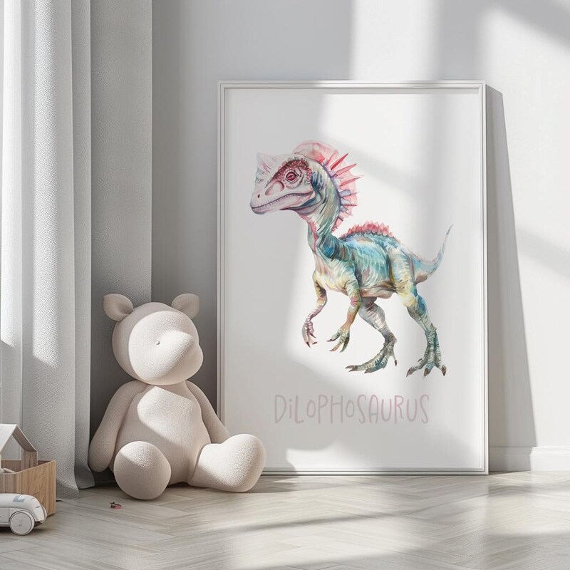 Dilophosaurus Poster - Etsy