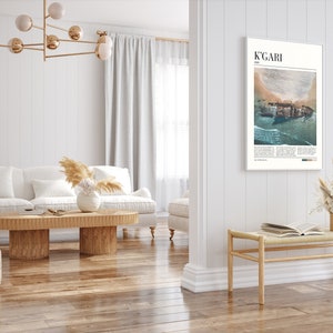 Digital Download of K'gari, Queensland, Australia | Travel Poster ...