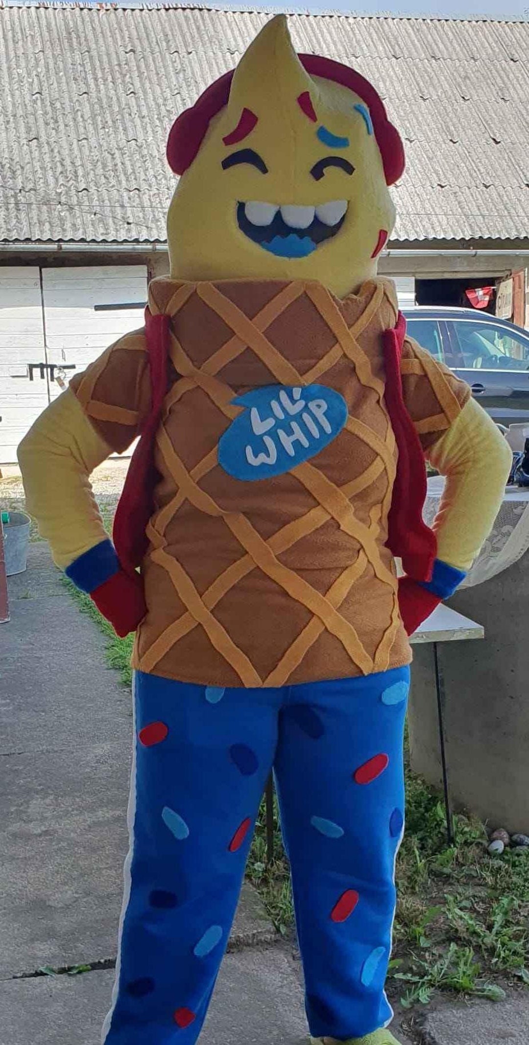 Lil Whip Ice Cream Guy Cosplay Costume - Etsy