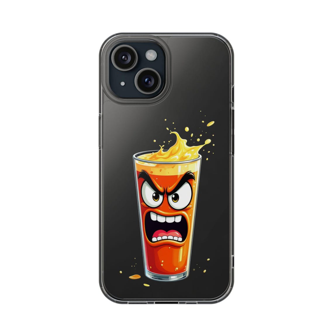 Angry Juice Digital Art, Printable Cartoon Kawaii Drink Design (300 DPI ...