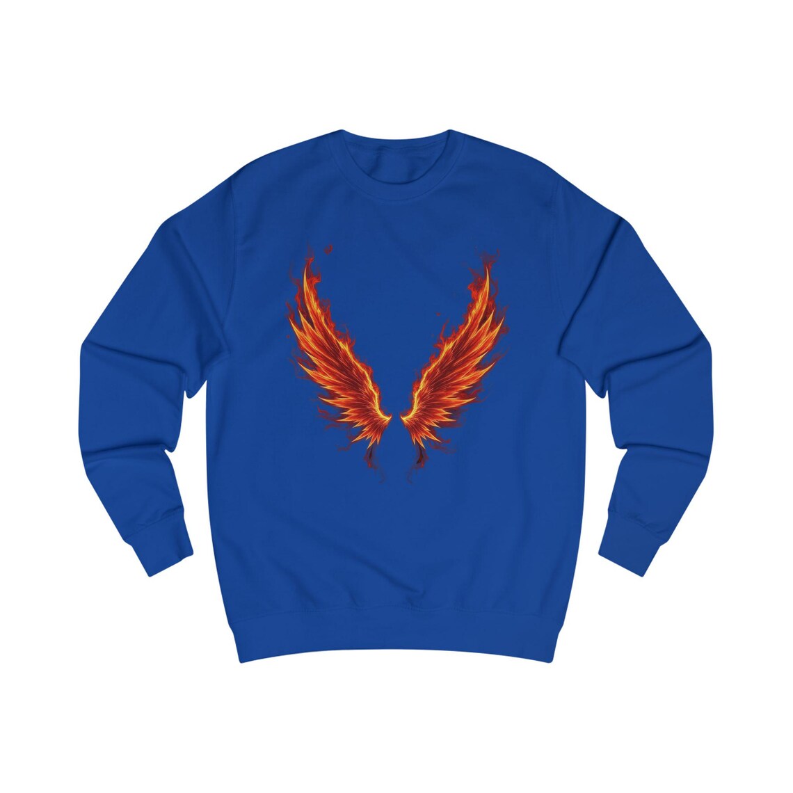 Fire Wings Digital Art - Printable Fiery Angel Wings Design for T ...