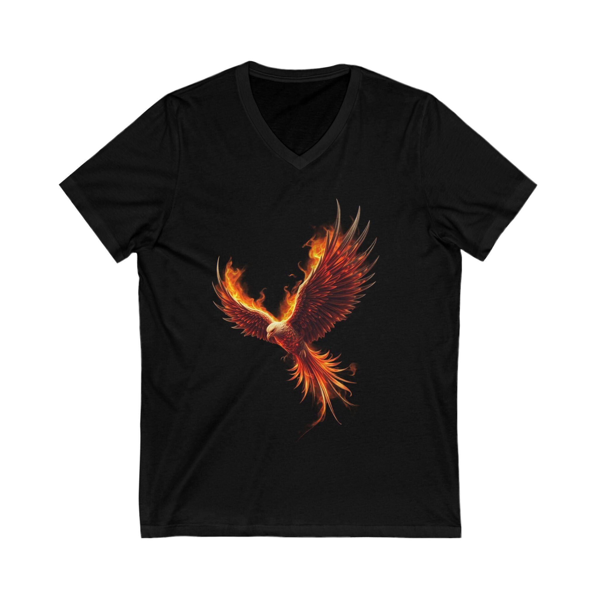 Fiery Phoenix Digital Art, Printable Fire Bird Design (300 DPI - PNG ...