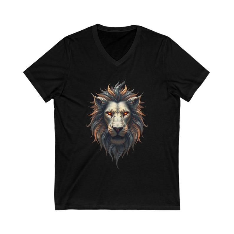 Lion Head Digital Art, Printable Fantasy King Design (300 DPI - PNG ...