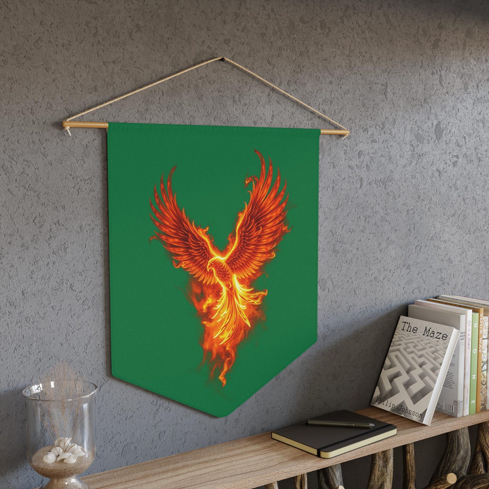 Fiery Phoenix Design - Printable Firebird Digital Art (300 DPI - PNG ...