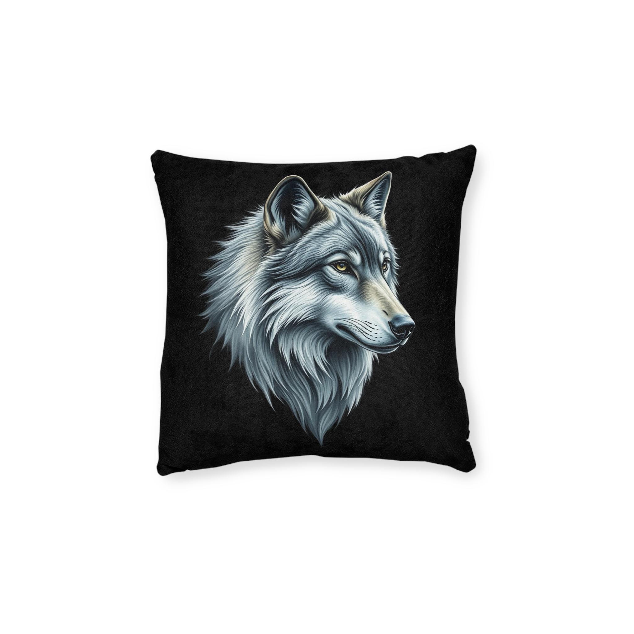 Realistic Wolf Head Desing, Printable Wild Animal Digital Art (300 DPI ...