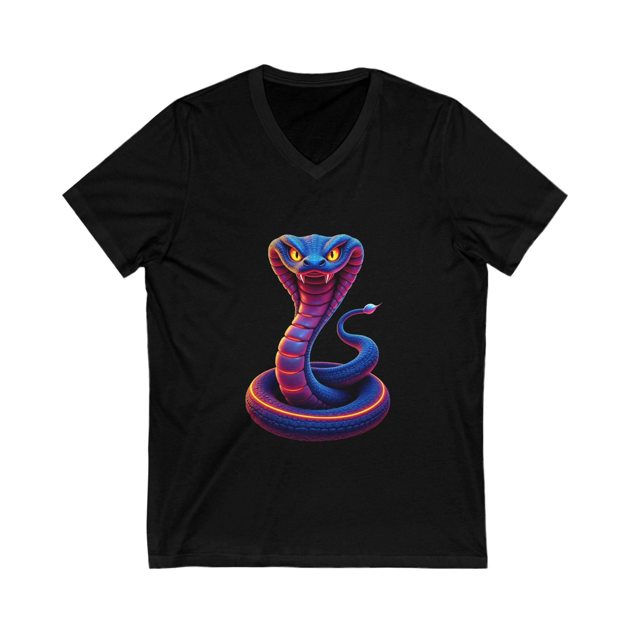 Neon Cobra Design - Printable Snake Digital Art for T-shirts, Stickers ...