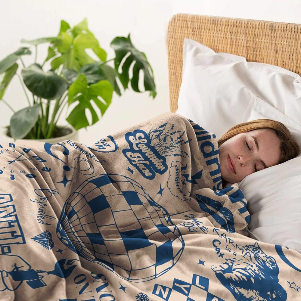 Taylor Eras Tour Swiftie Blanket Vintage Taylor Swift Fleece - Etsy